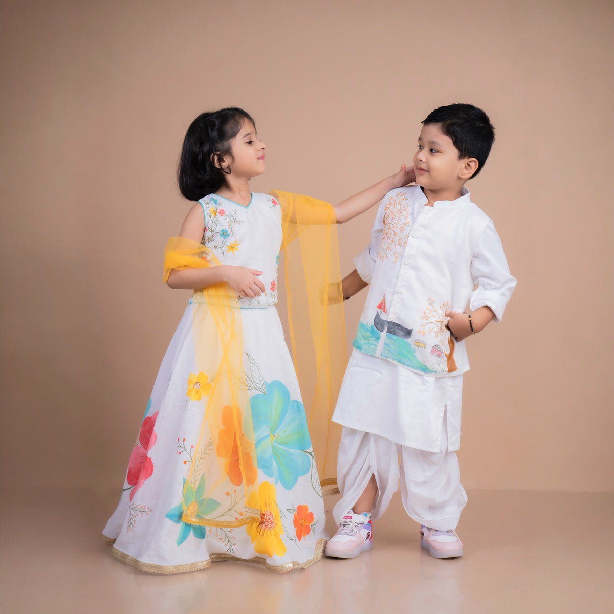 Buy Siblings Matching Outfits for Kids | Twin Sets Online– Mini Maana