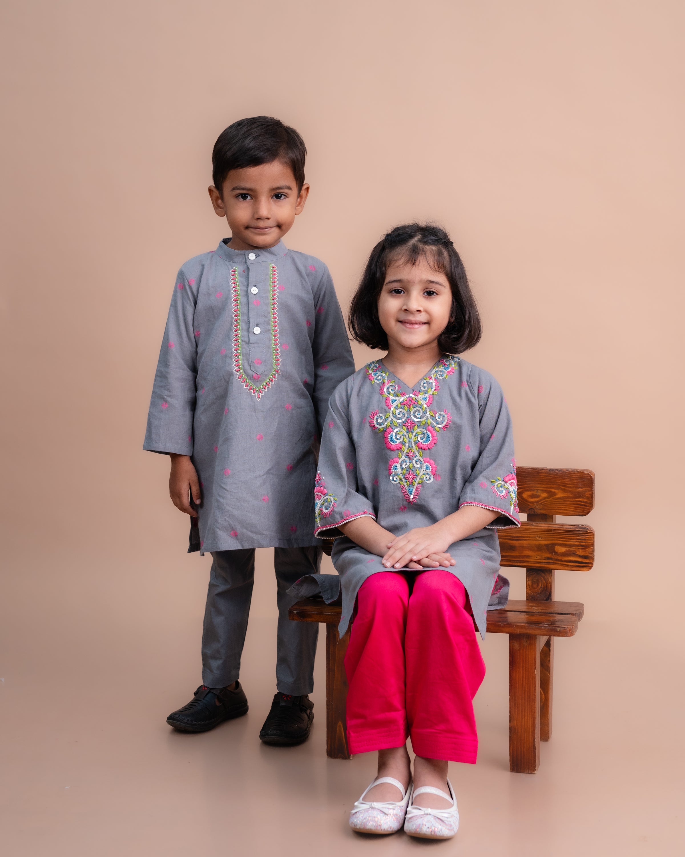 Buy Siblings Matching Outfits for Kids | Twin Sets Online– Mini Maana